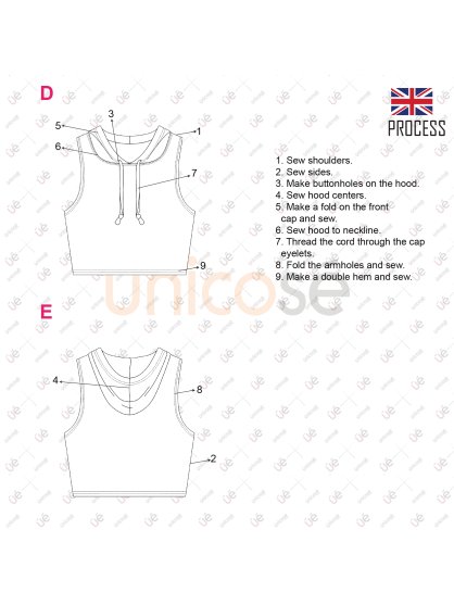 Moldes PDF o Papel |Tops | Tu estilo personal | Únicosé La Moldería